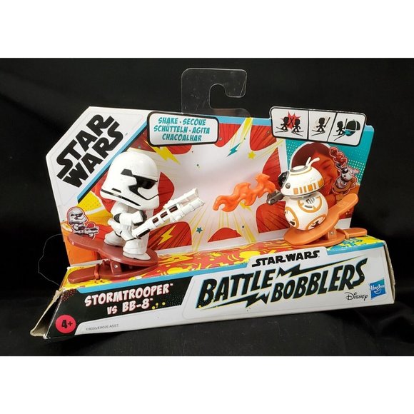 Toys | Star Wars Clip On Battle Bobblers Stormtrooper Vs Bb8 Disney ...
